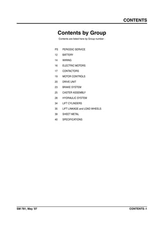 Clark pwx forklift service repair manual | PDF | Commercial Trucks ...