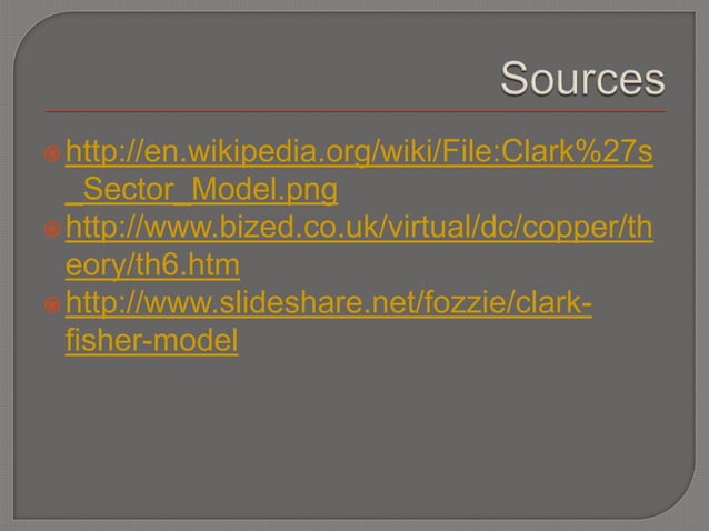 Clark sector model | PPTX
