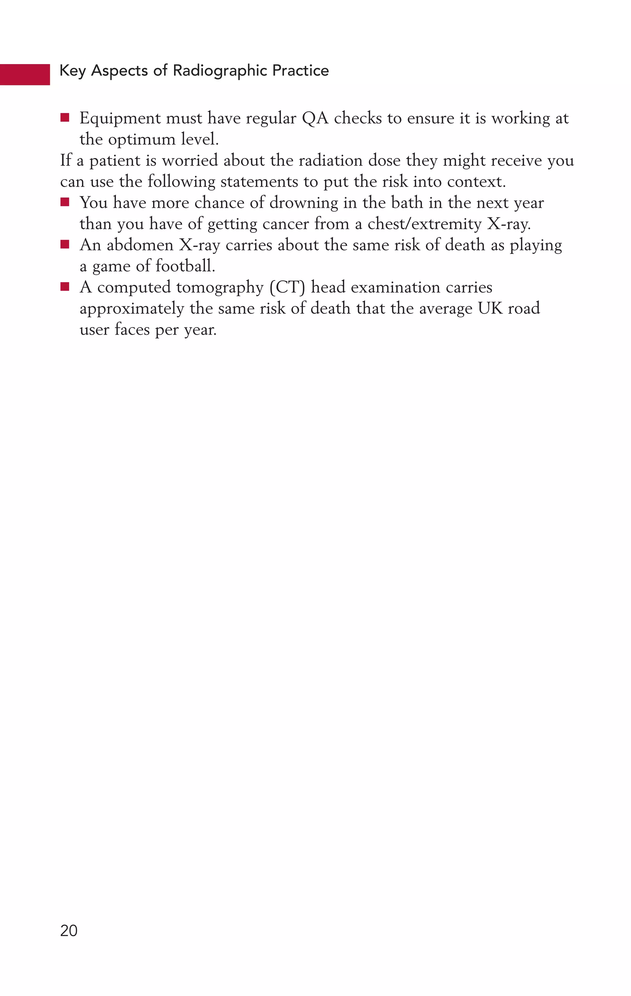 Clarks Pocket Handbook for Radiographers.pdf | Medical Tests | Medical ...