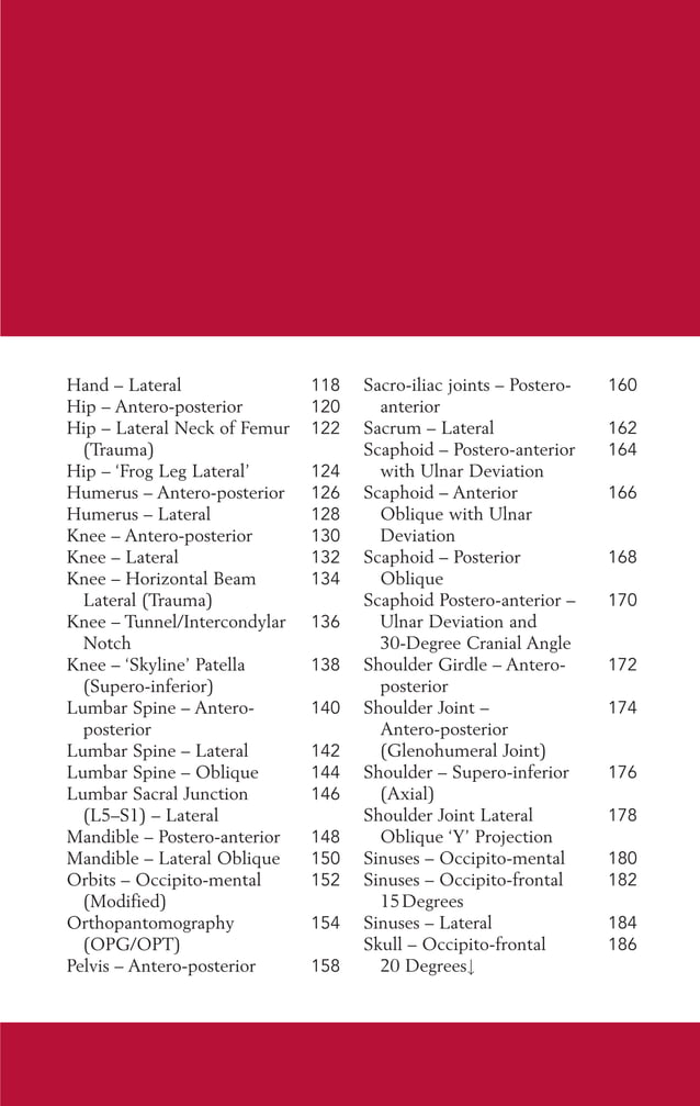 Clarks Pocket Handbook for Radiographers.pdf | Medical Tests | Medical ...