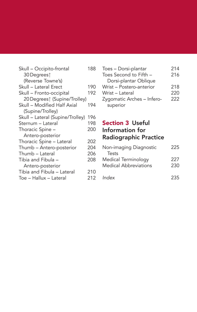Clarks Pocket Handbook for Radiographers.pdf | Medical Tests | Medical ...