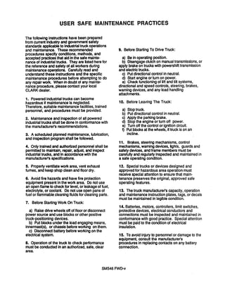 Clark wp 40 service repair manual | PDF