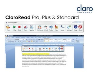 Writing Technology & Claro | PPTX | Technology & Computing