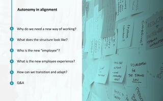 Autonomy in Alignment for decentralised organisations | PDF | Business ...