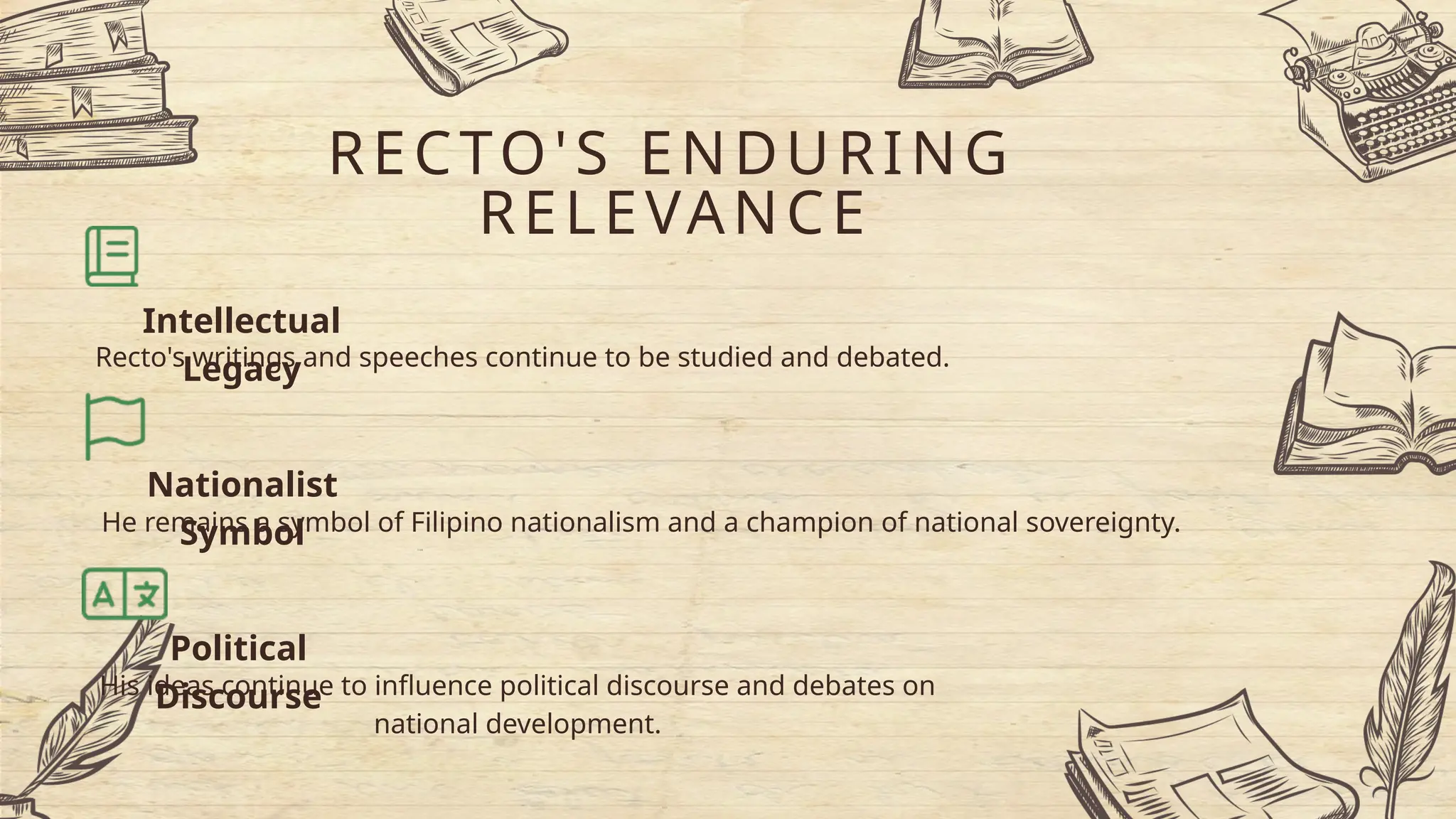 Claro M. Recto PowerPoint presentation.. | PPTX