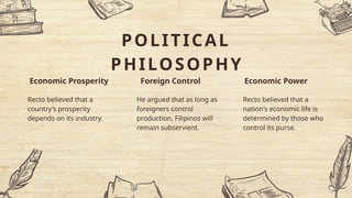 Claro M. Recto PowerPoint presentation.. | PPTX