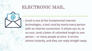 ELECTRONIC MAIL | PPTX