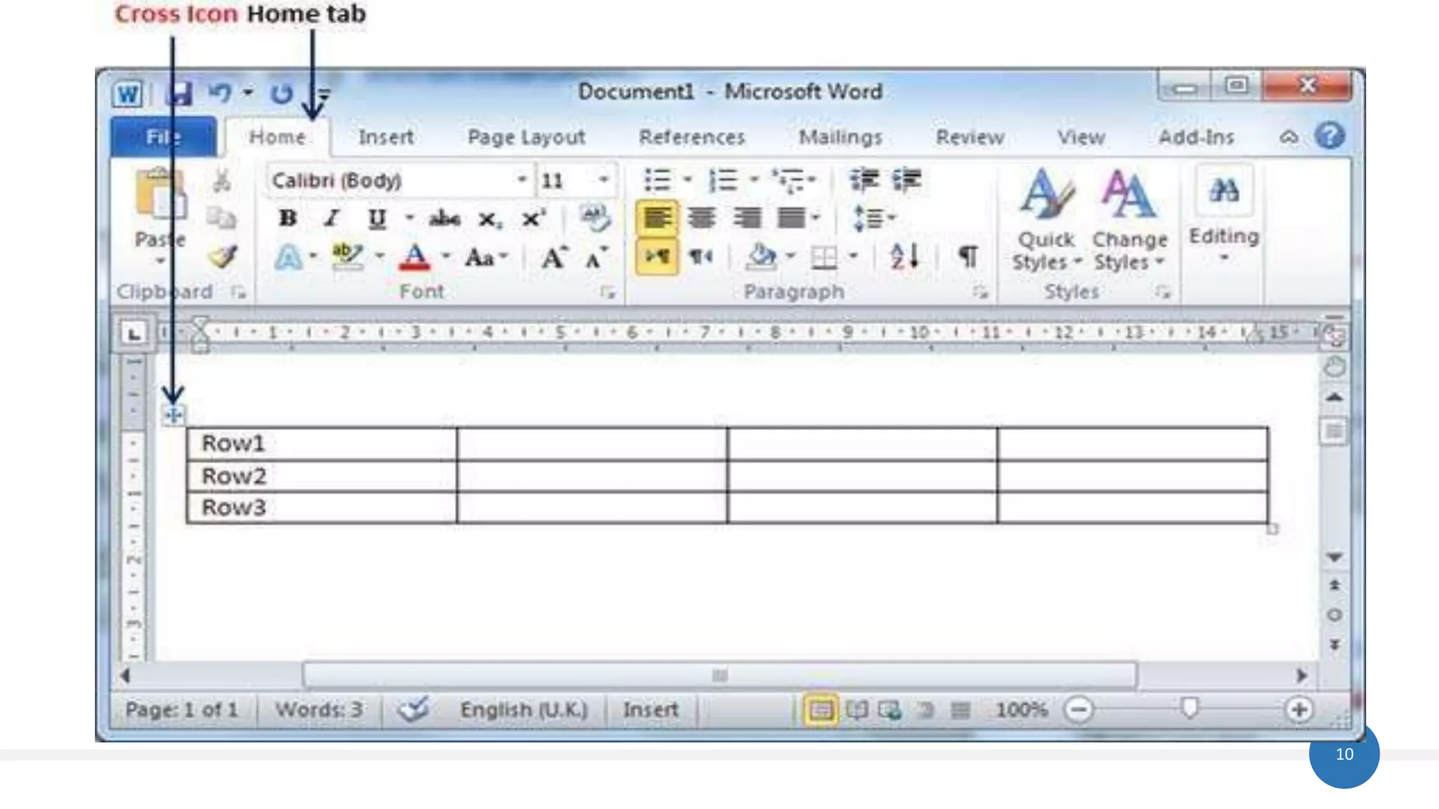 Features of MS Word 2010 | PPSX
