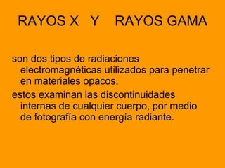Clase 1 Inspeccion Radiografica | PPS