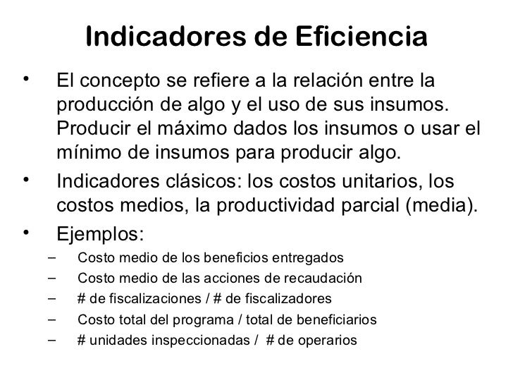 Indicadores De Evaluaci N Ejemplos