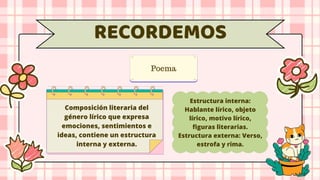 Qué es el género líricos, su estructura y partes principales | PPTX