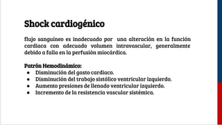 CLASE. Generalidades del Shock DISTRIBUTIVO | PDF