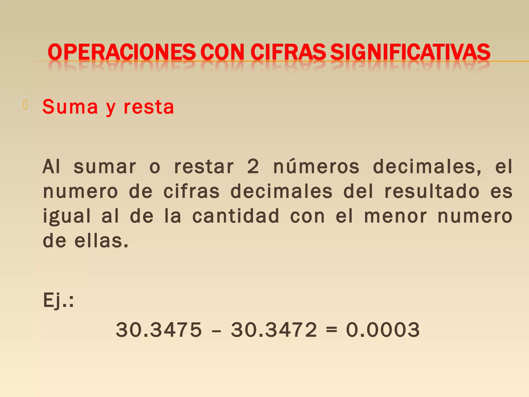 Clase cifras significativas | PPT