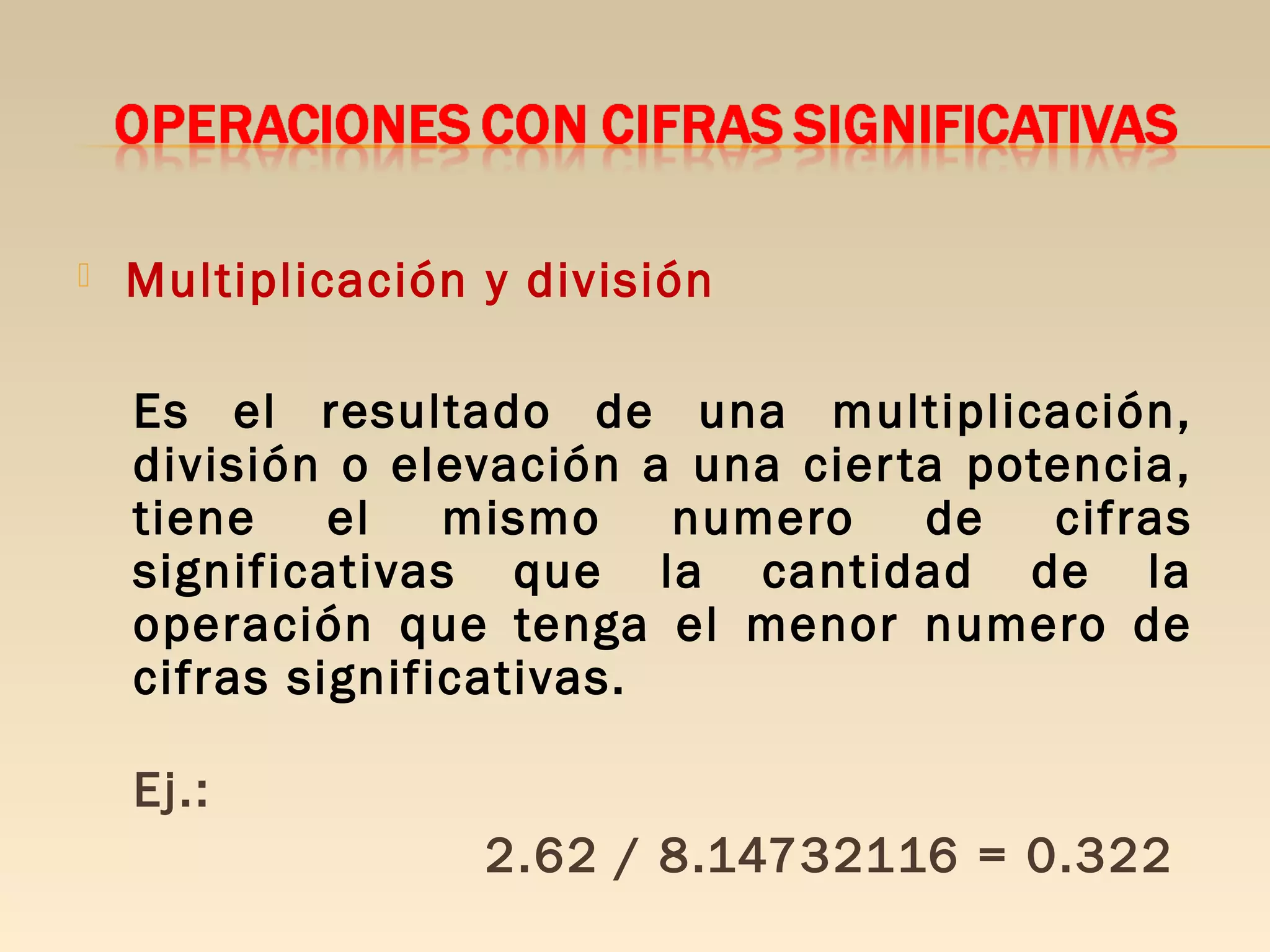 Clase cifras significativas | PPT