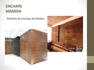 Clase enchape-de-madera-espejo-empapelado | PPTX