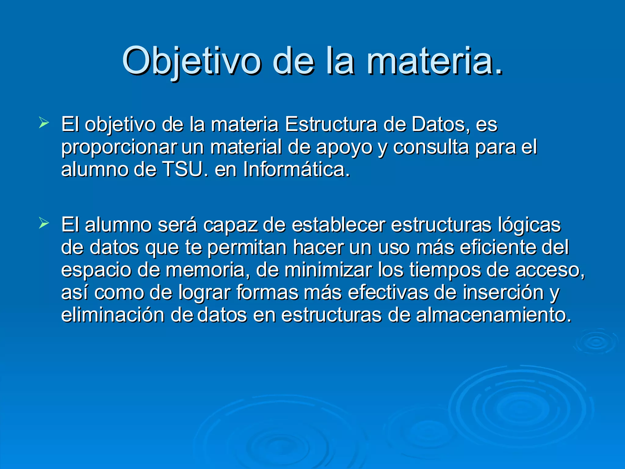 Clase I Estructura de Datos | PPT