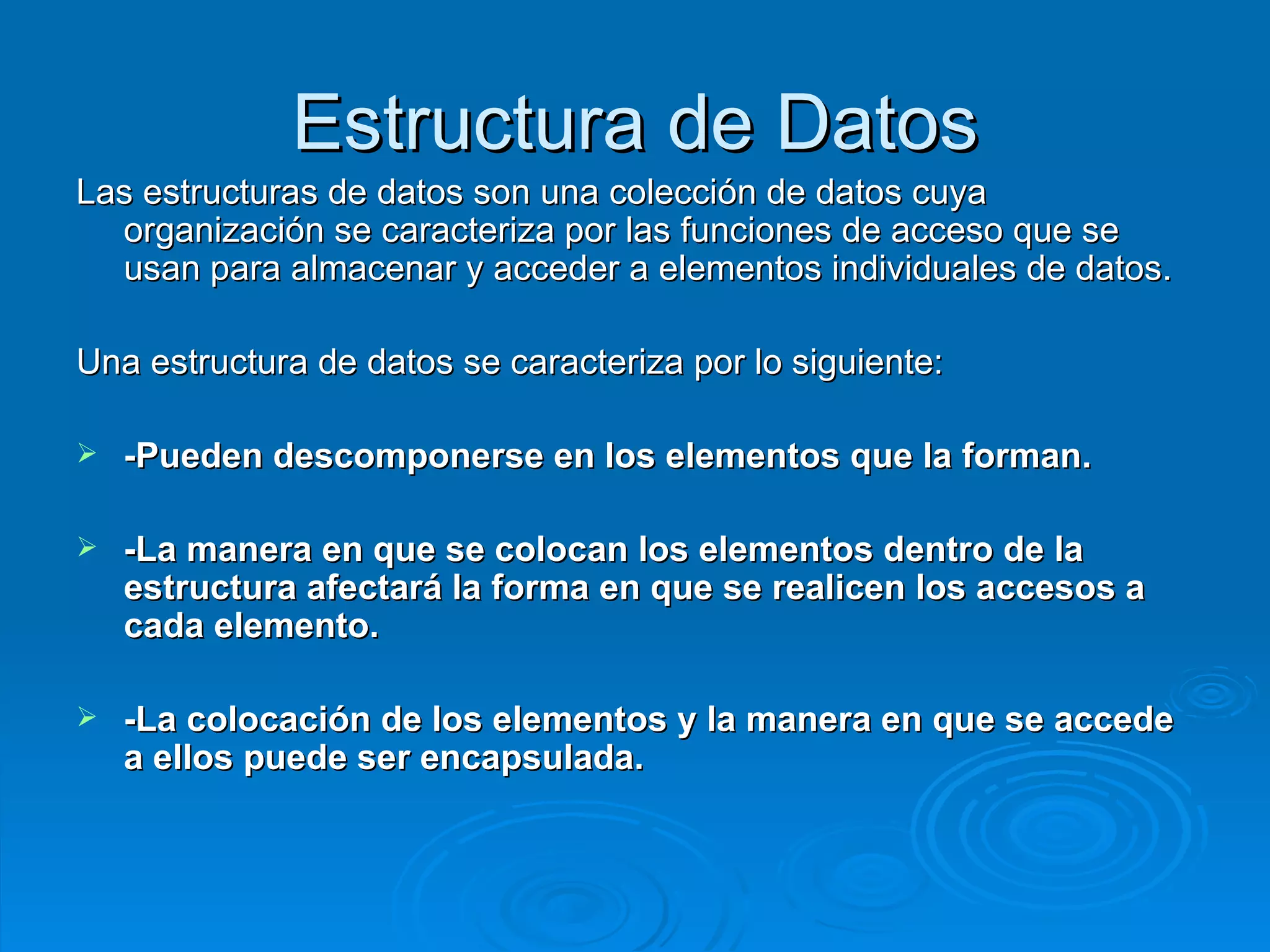 Clase I Estructura de Datos | PPT
