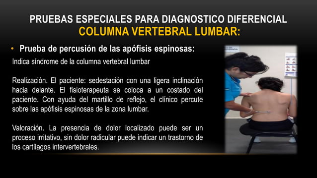 CLASE - Diagnóstico diferencial en Fisioterapia para alteraciones de la ...