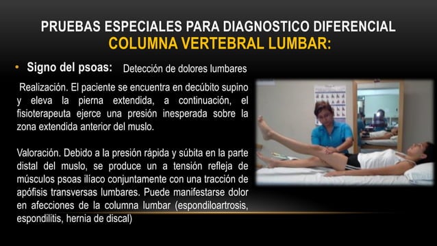 CLASE - Diagnóstico diferencial en Fisioterapia para alteraciones de la ...