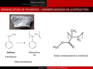 Clase 01 - Definición y Clasificación de Polímeros.pdf