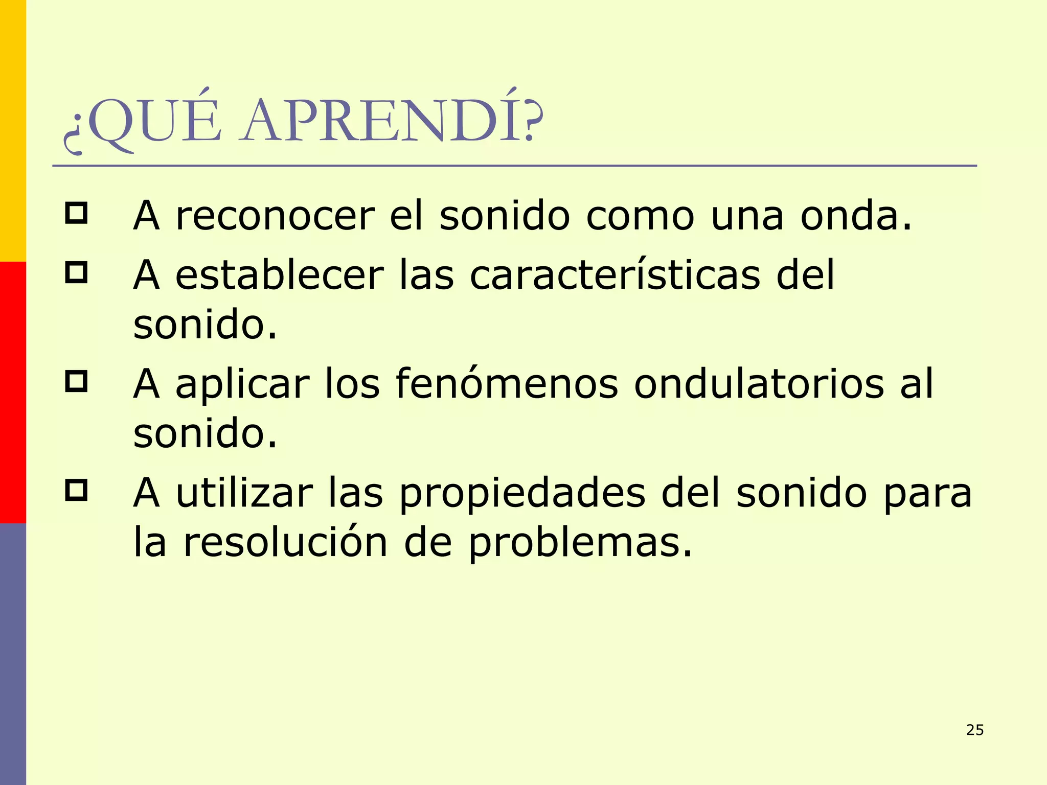 sonido Clase 015 sonido | PPT