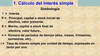 CLASE 02 DE MATEMÁTICA FINANCIERA, INTERES SIMPLE Y EJERCICIOS.pptx