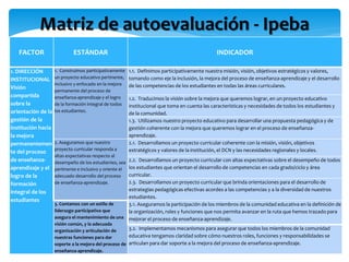 Clase 02 matriz de autoevaluación ipeba | PPT