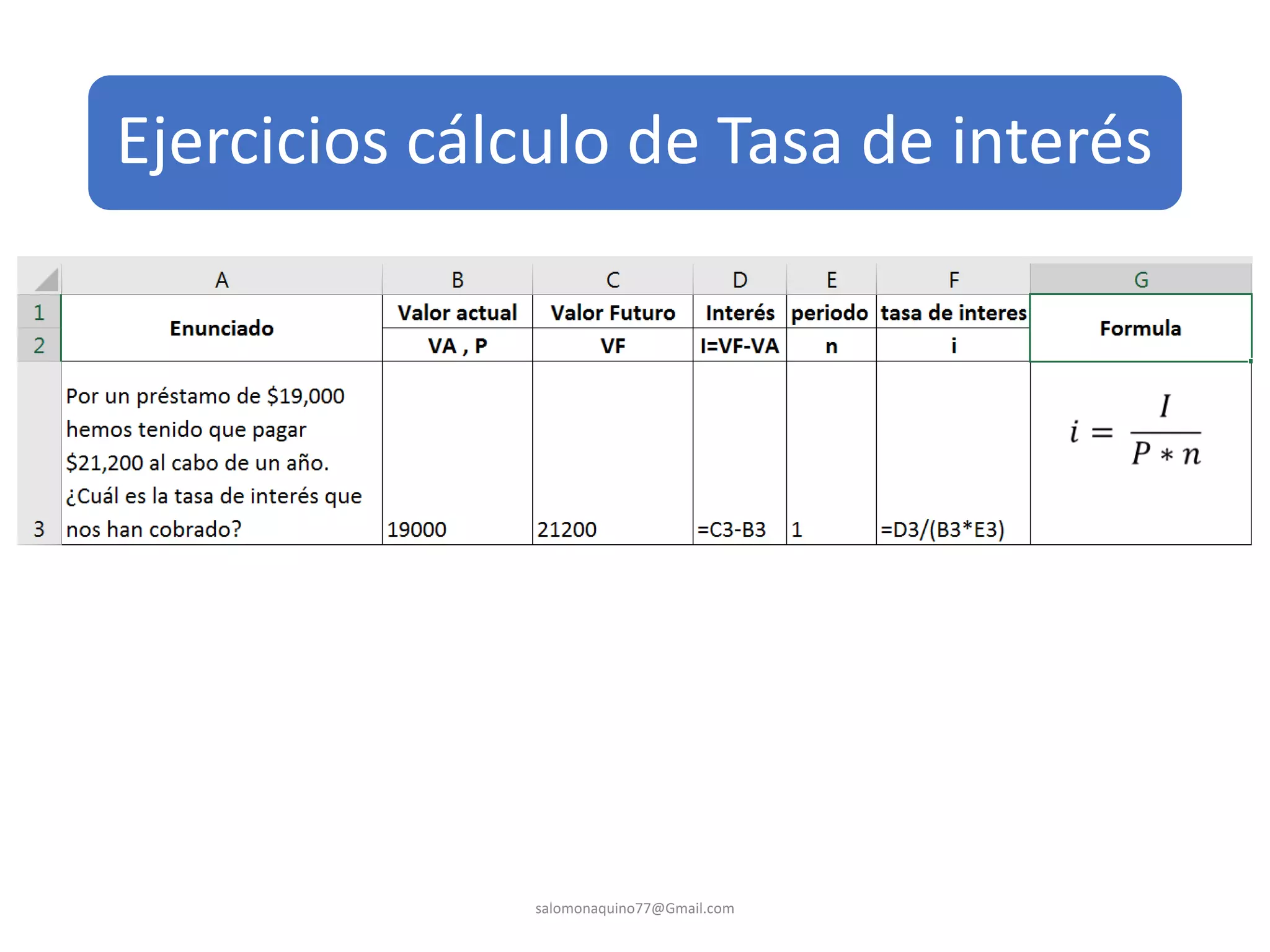 Clase 04 formulas de interés simple en Excel | PDF | Stocks and Bonds ...