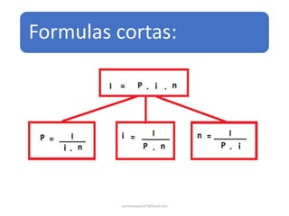 Clase 04 formulas de interés simple en Excel | PDF