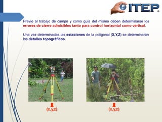 POLIGONALES CERRADAS Y ABIERTAS Y SU RESPETIVO CALCULO | PPTX