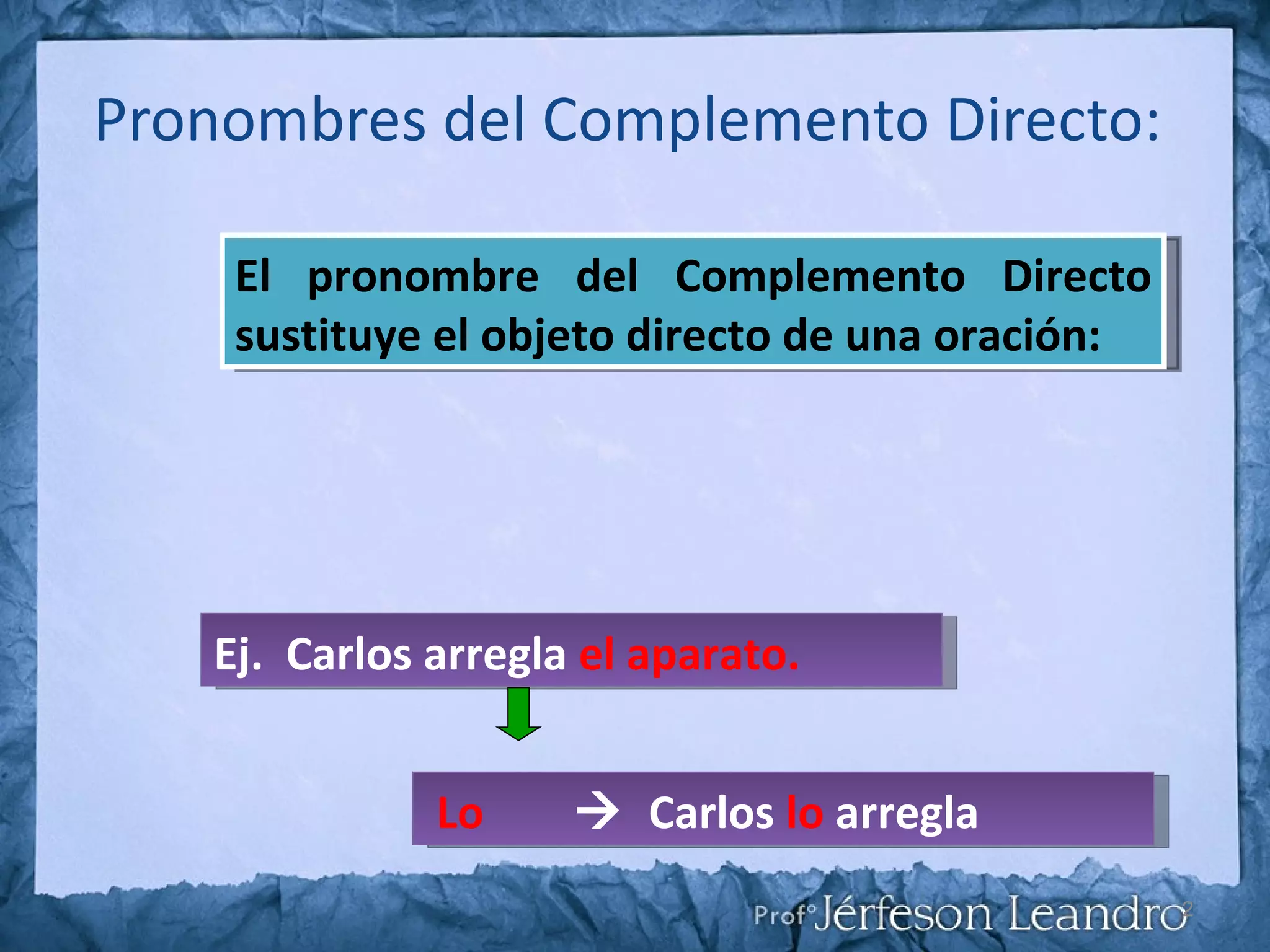 Pronombres de-complemento_directo_e_indirecto | PPT