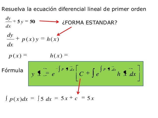 Clase 05 ecuacion lineal de primer orden