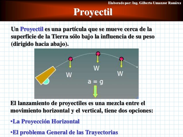 Clase 07 lanzamiento de proyectiles