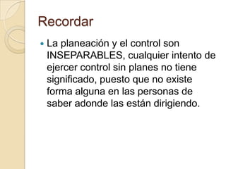 Organizacion y planificacion de actividades | PPTX