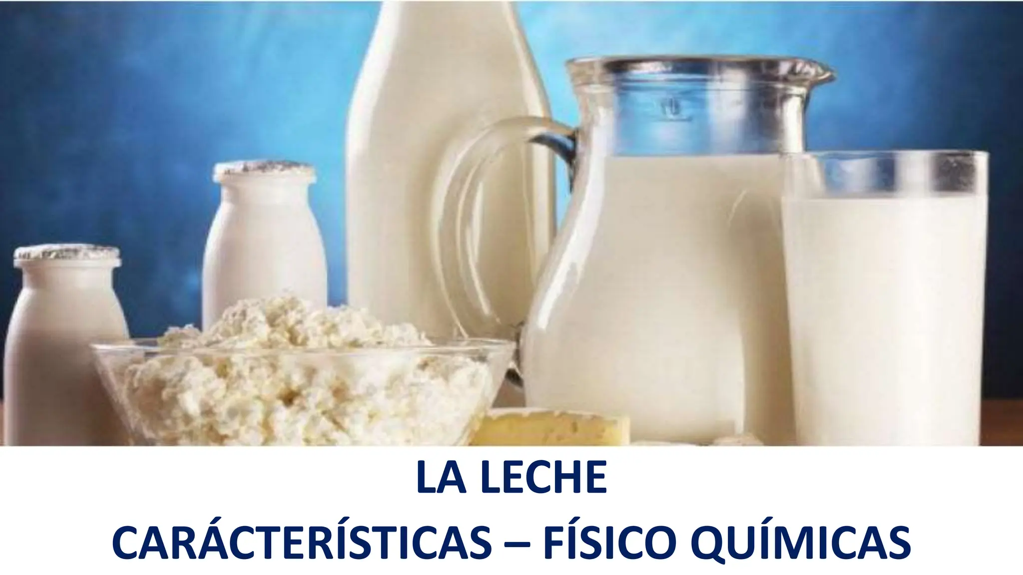 CLASE 1. La Leche- características físico químicas.pptx