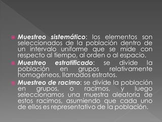 Clase 1 2 muestreo | PDF