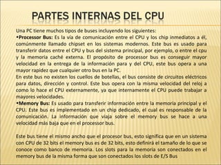 Clase 1.2 partes internas cpu | PPT