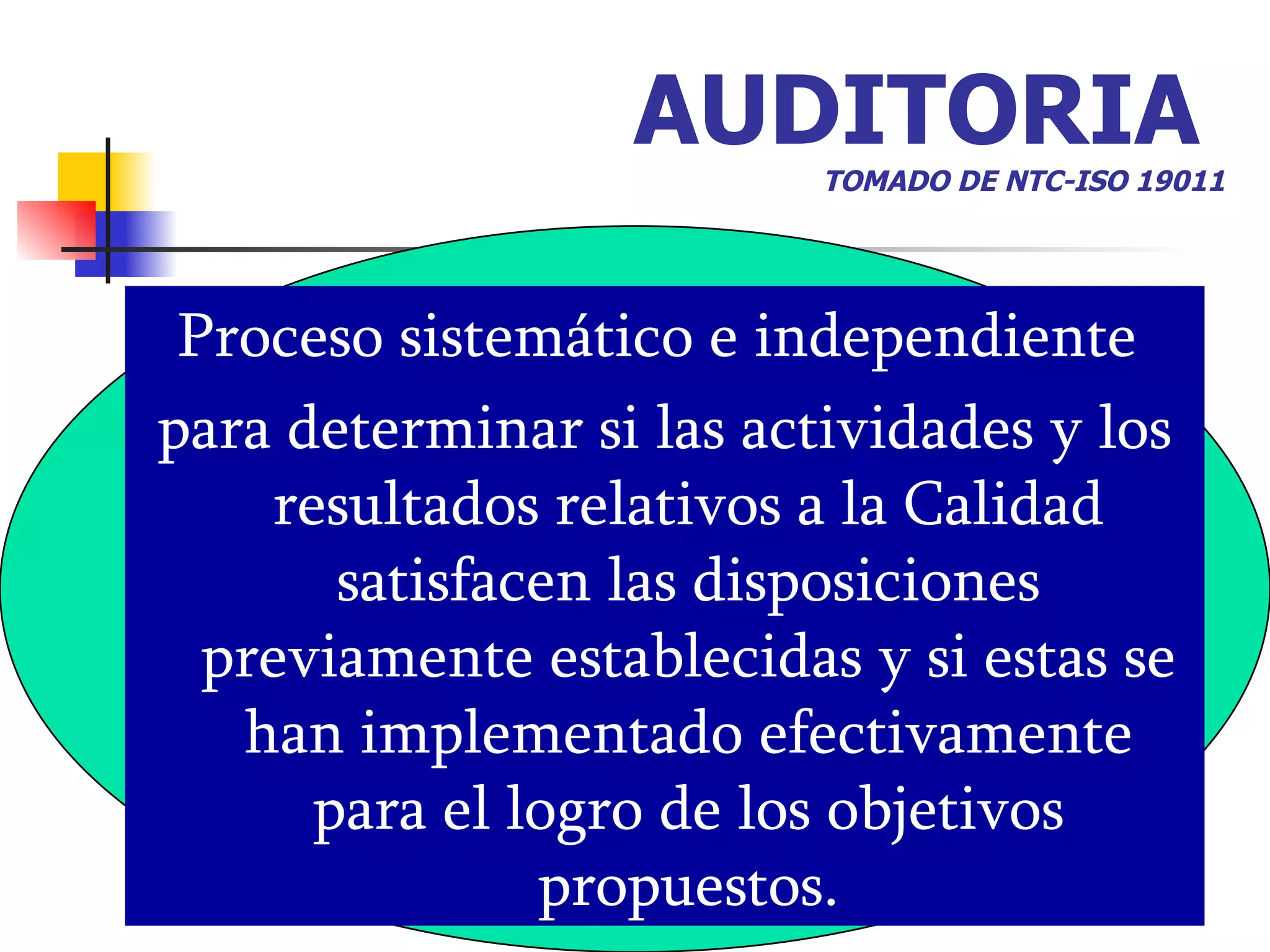 Clase 10. generalidades auditorias y norma iso 19011 | PPT