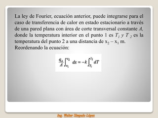 Clase 10 - Ley de Fourier para la conducción de calor.pptx