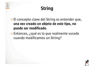 SCJP, Clase 10: Strings, I/O | PPT