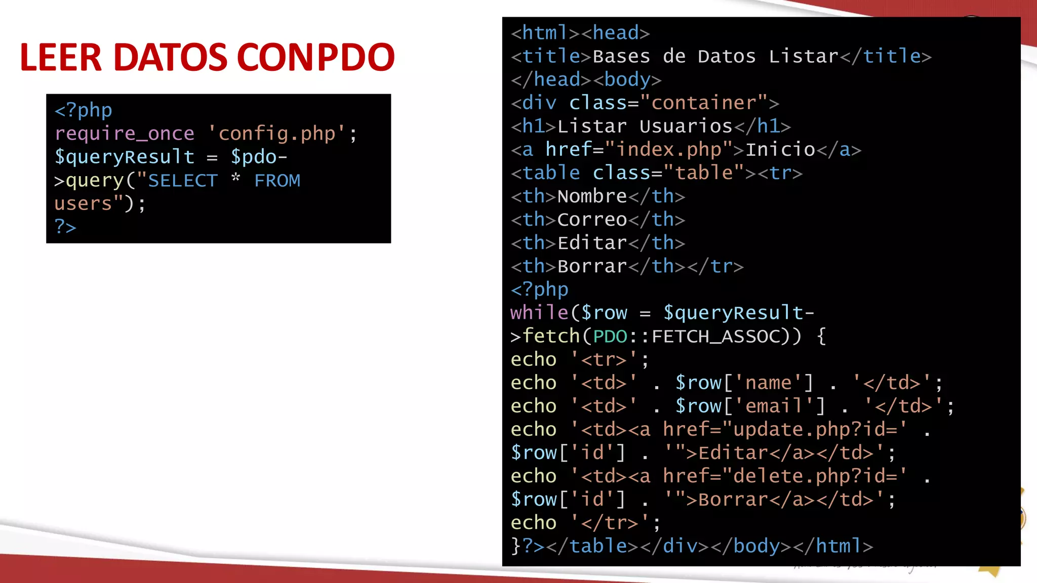 Clase 10 electiva profesional 3 aws rds php y mysql | PPT