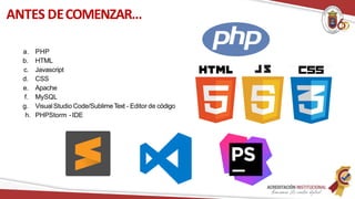 Clase 10 electiva profesional 3 aws rds php y mysql | PPT