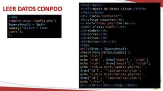 Clase 10 electiva profesional 3 aws rds php y mysql | PPT