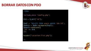 Clase 10 electiva profesional 3 aws rds php y mysql | PPT
