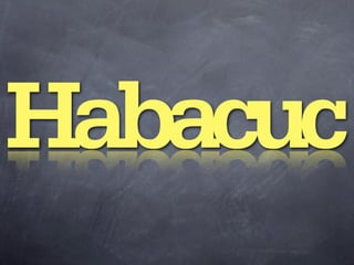Clase 10 - Nahum, Habacuc y Sofonias | PDF