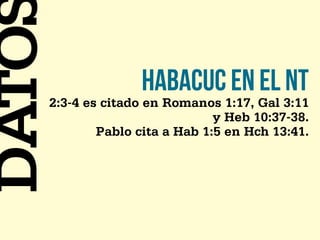 Clase 10 - Nahum, Habacuc y Sofonias | PDF