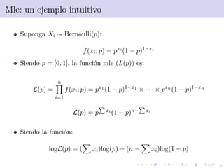 Clase11 Método Mle y momentos | PDF