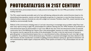 Clase 1 fotocatalisis materiales fotocatalisis | PPTX