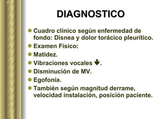 Clase 11 derrame pleural y empiema ciclo pasado | PPT