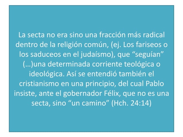 Clase 11 feb las sectas(2) | PPT